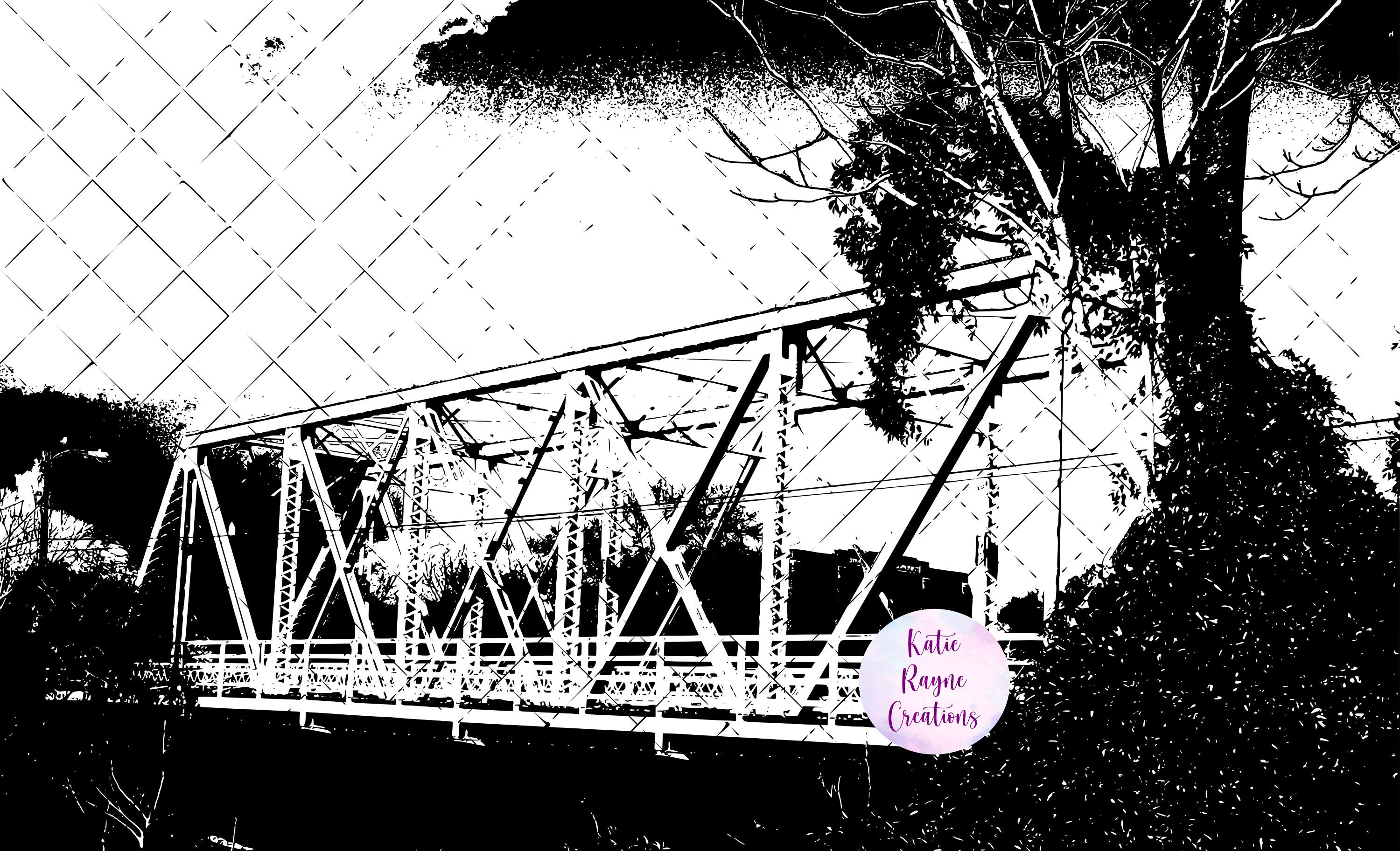 One Tree Hill Bridge PNG - Etsy