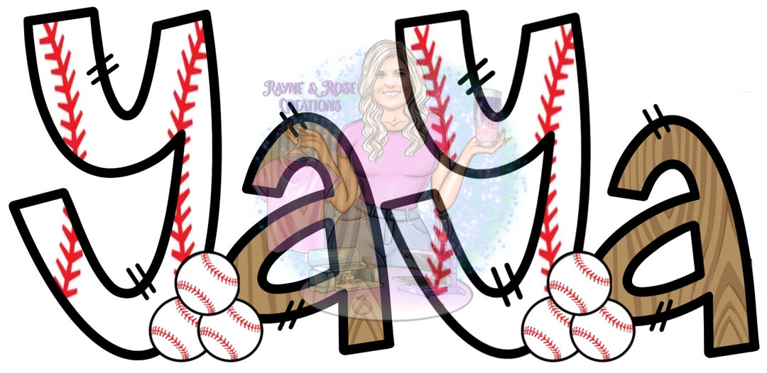 Yaya Baseball PNG | Sublimation | Digital Design - Etsy