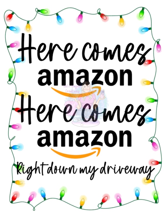 Here Comes Amazon PNG | Etsy