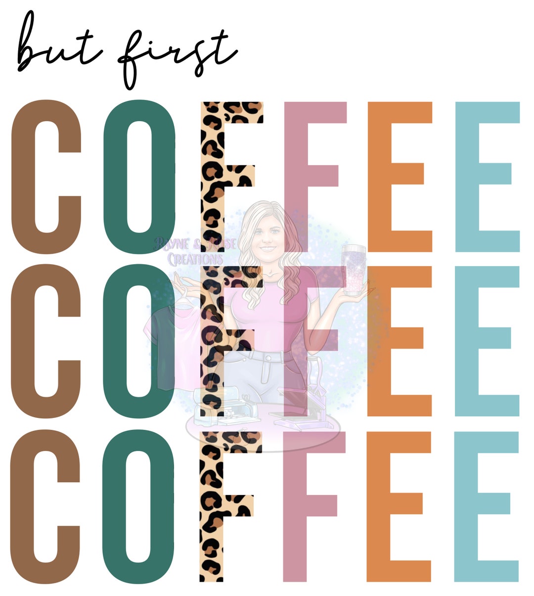 But First Coffee (PNG) - Etsy