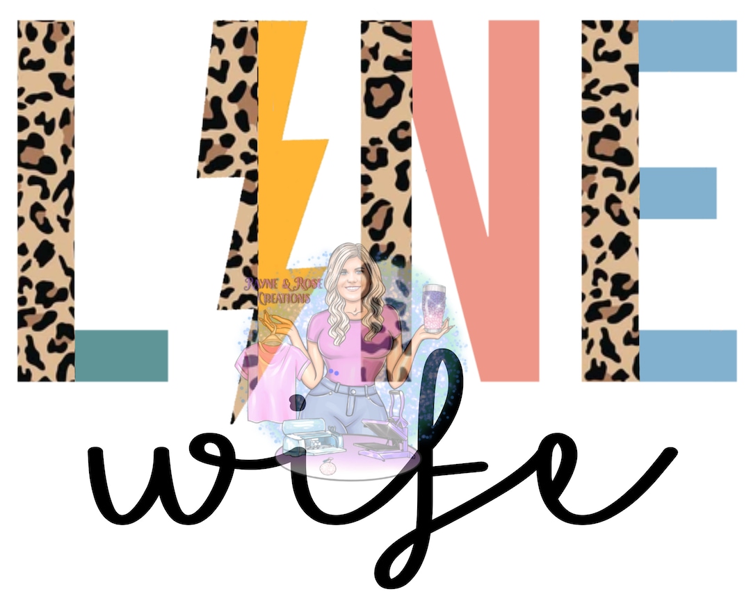 Line Wife PNG - Etsy