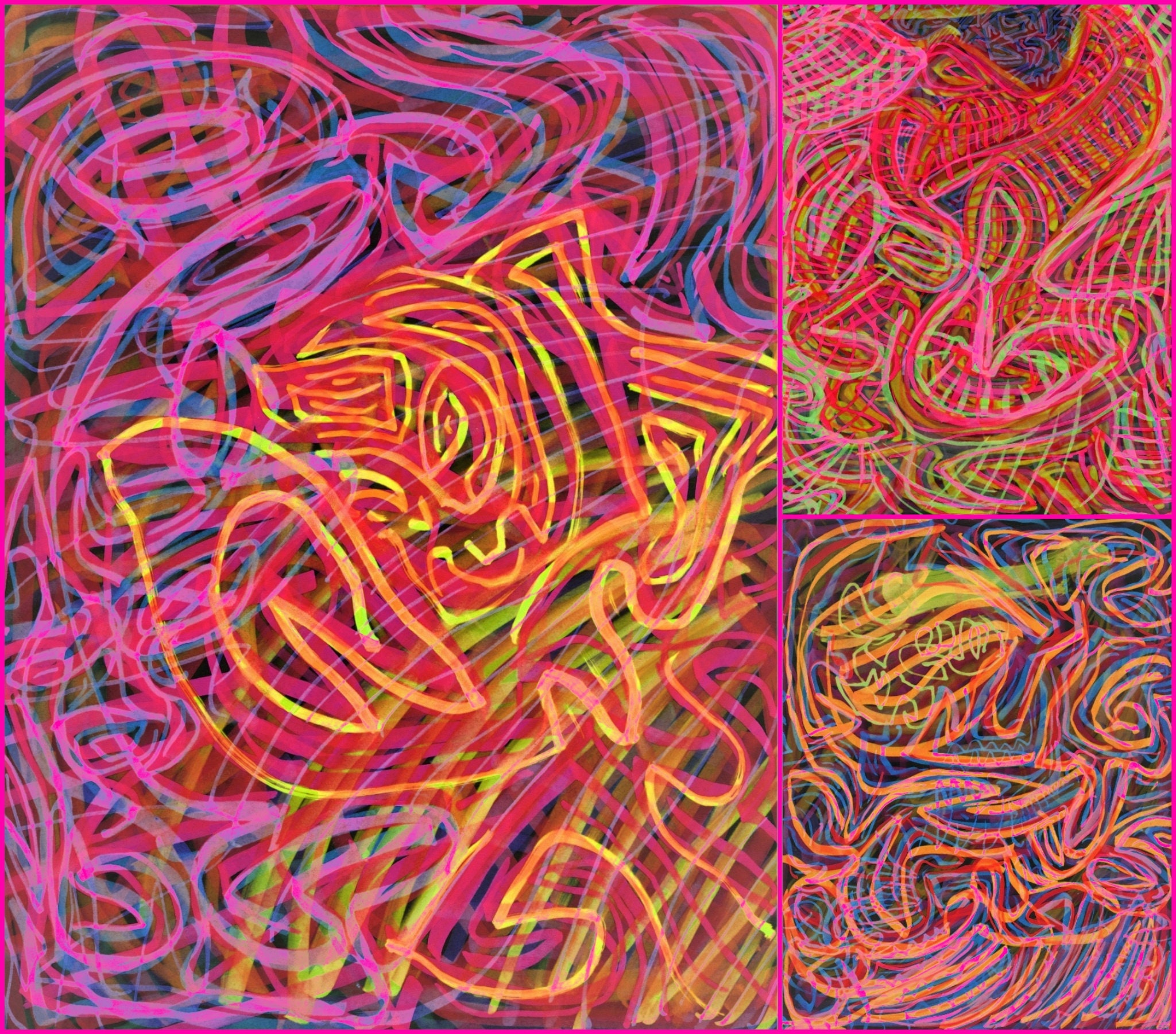 Abstract Art Print - Etsy