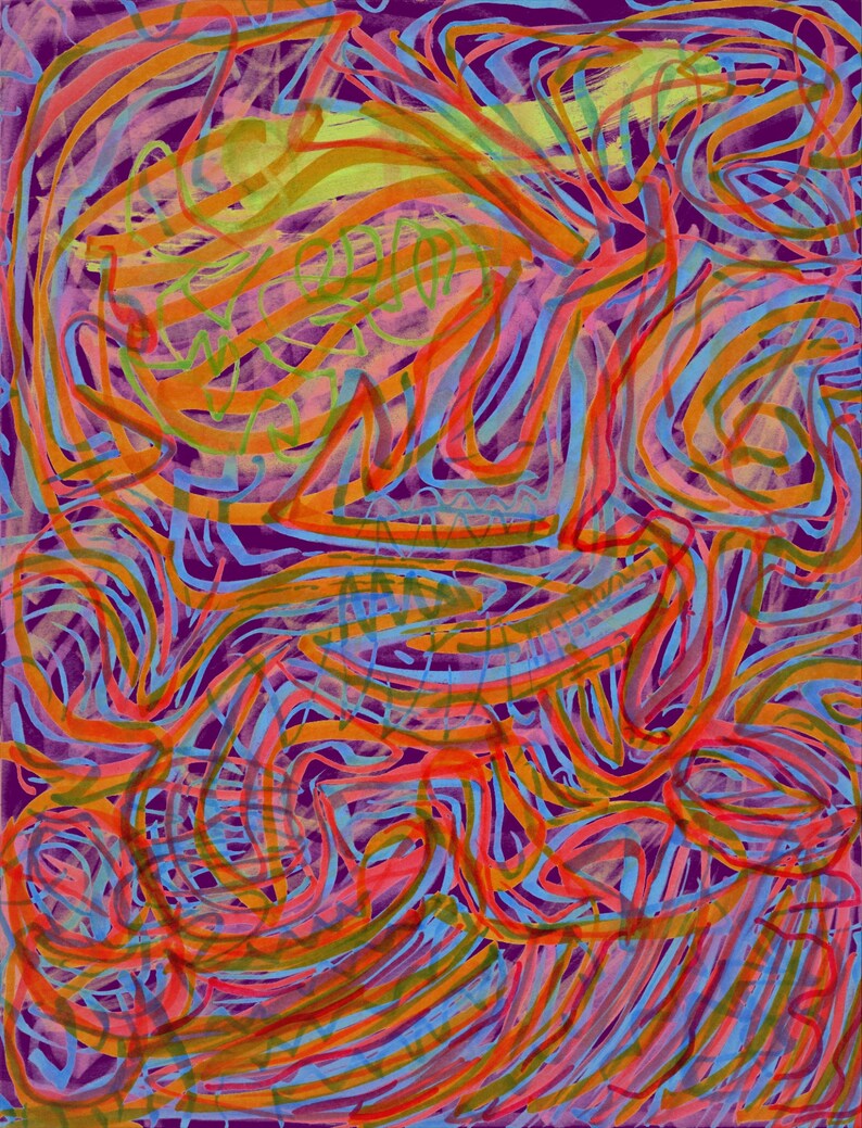 Abstract Art Print - Etsy