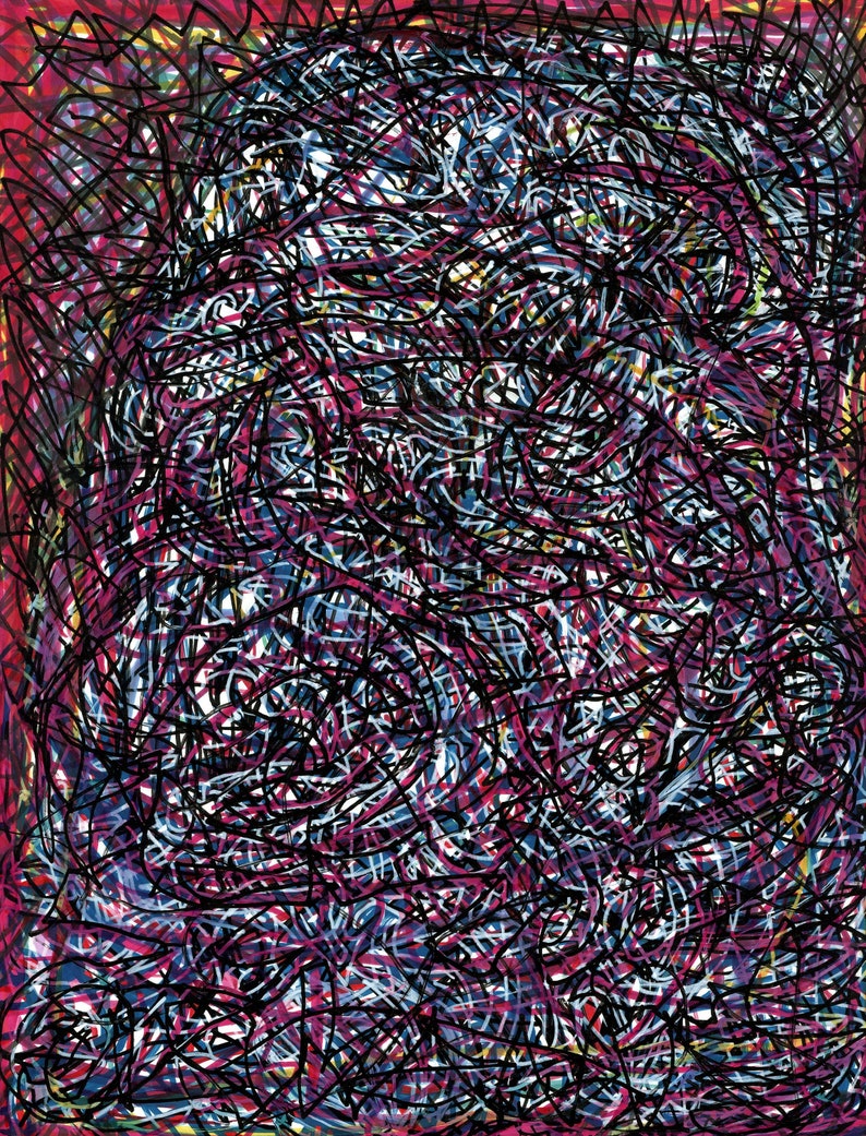 Abstract Art Print - Etsy