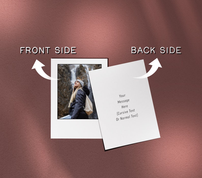 Custom Photo Card Personalized Greeting Card for Gifts - Etsy