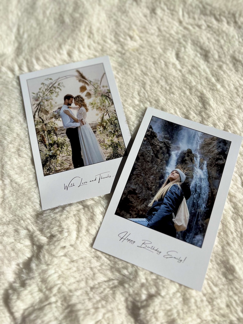 Custom Photo Card, Personalized Greeting Card for Gifts, Birthday Gifts ...