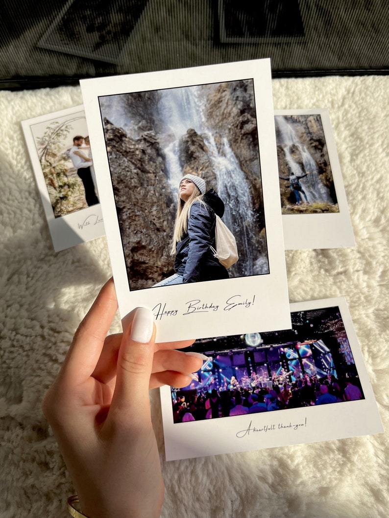 Custom Photo Card, Personalized Greeting Card for Gifts, Birthday Gifts ...