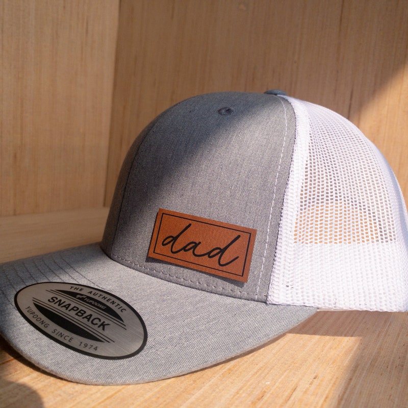 Leather Patch Hat - Etsy