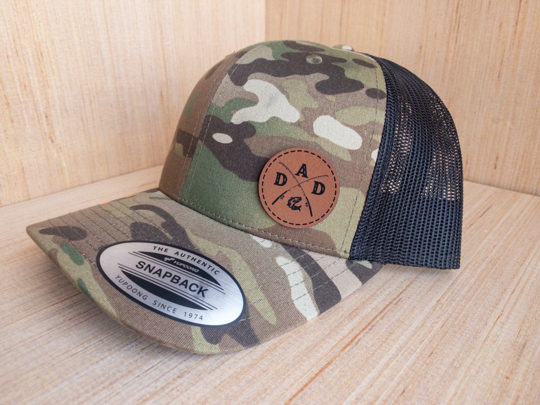 Dad Hat, Leather Patch Hat, Fathers Day Gifts, Fishing Gifts for Dad ...