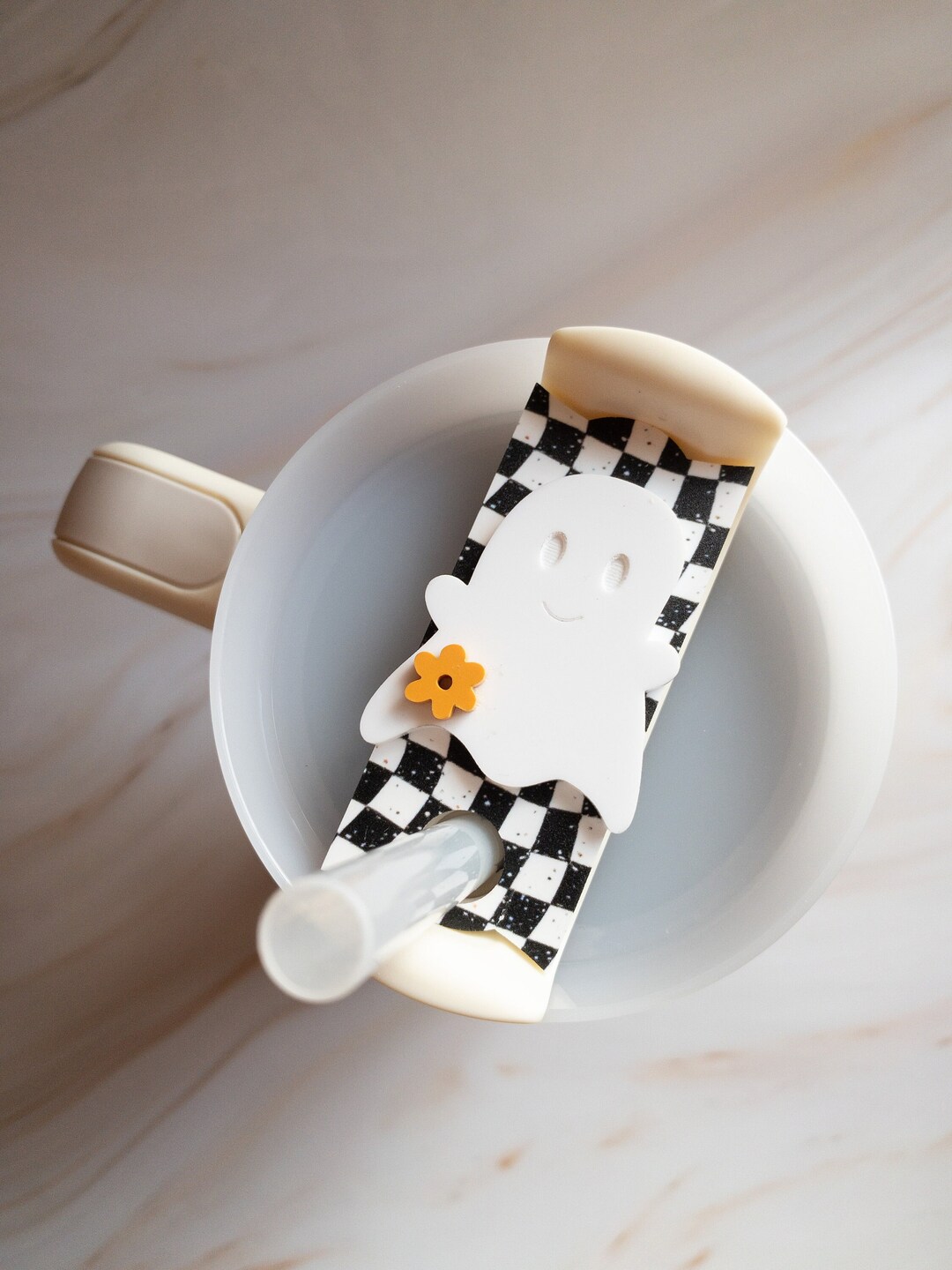 Retro Ghost Tumbler Topper, Halloween Stanley Topper, Stanley 30oz/40oz ...