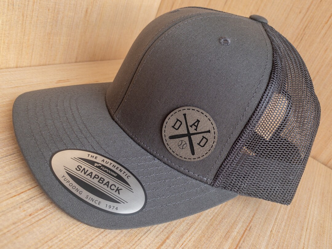 Baseball Dad Hat, Leather Patch Hat, Fathers Day Gifts, Coach Gifts ...