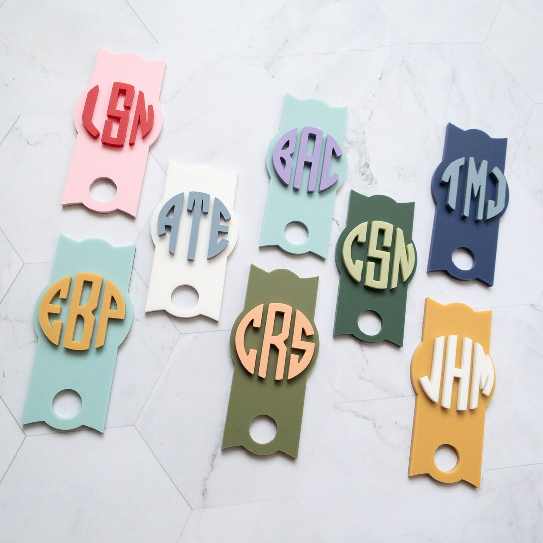 Monogram Name Plate for Stanley 30oz/40oz Tumbler, Personalized Stanley ...