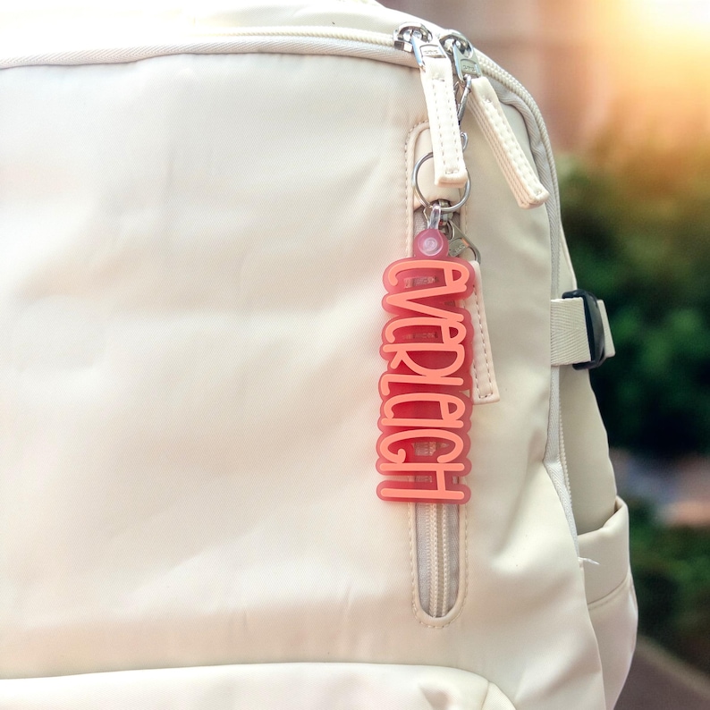 Backpack Tag, Personalized Tag for Kids, Name Keychain, Kids Luggage ...