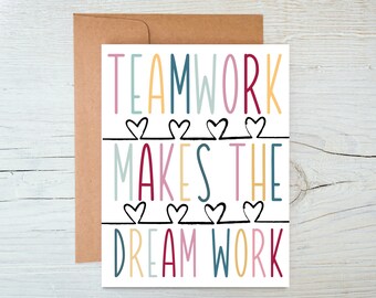 Corporate Appreciation Card, Staff Appreciation Card, Employee ...