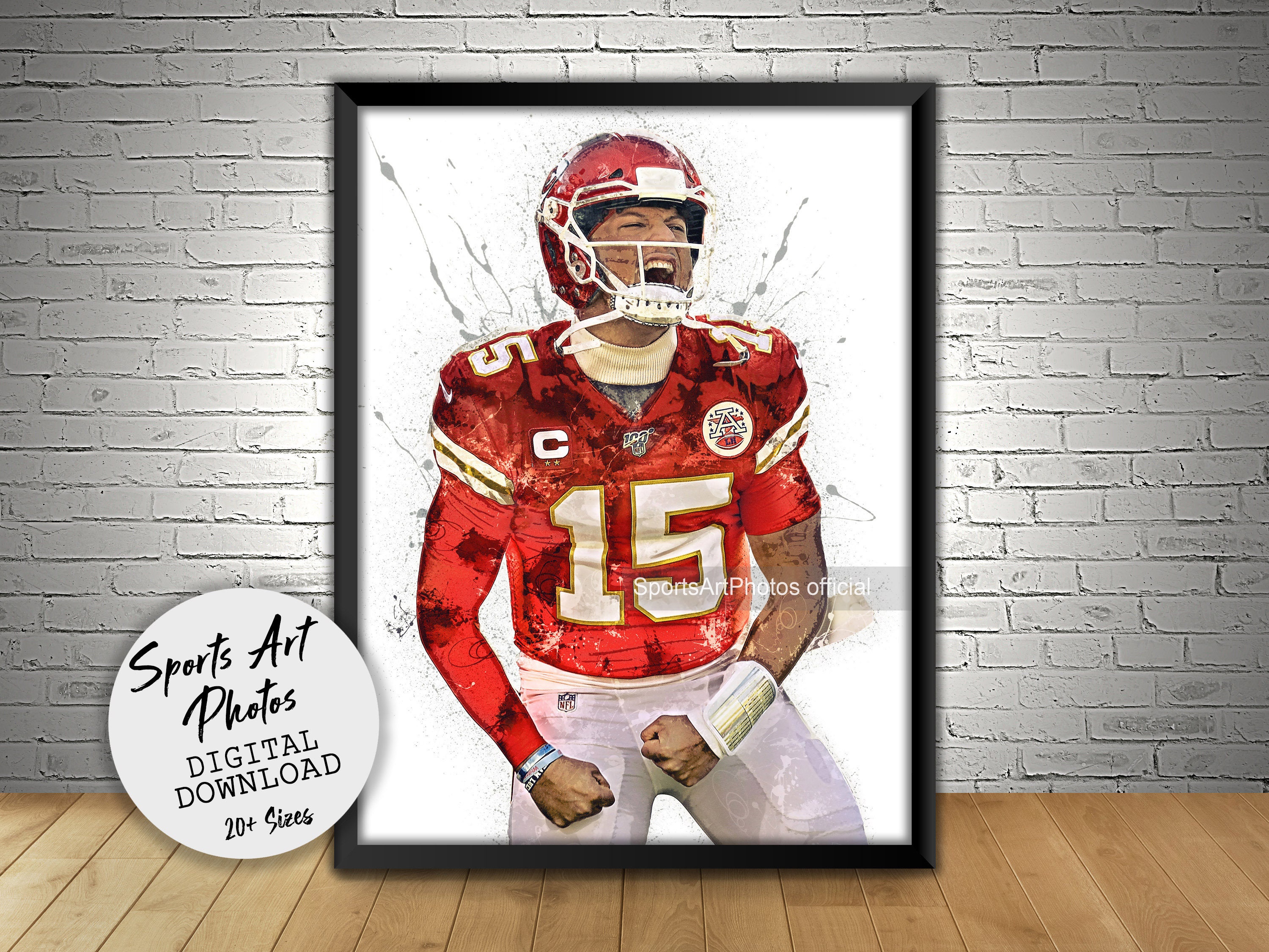 Patrick Mahomes Poster, Chiefs Poster