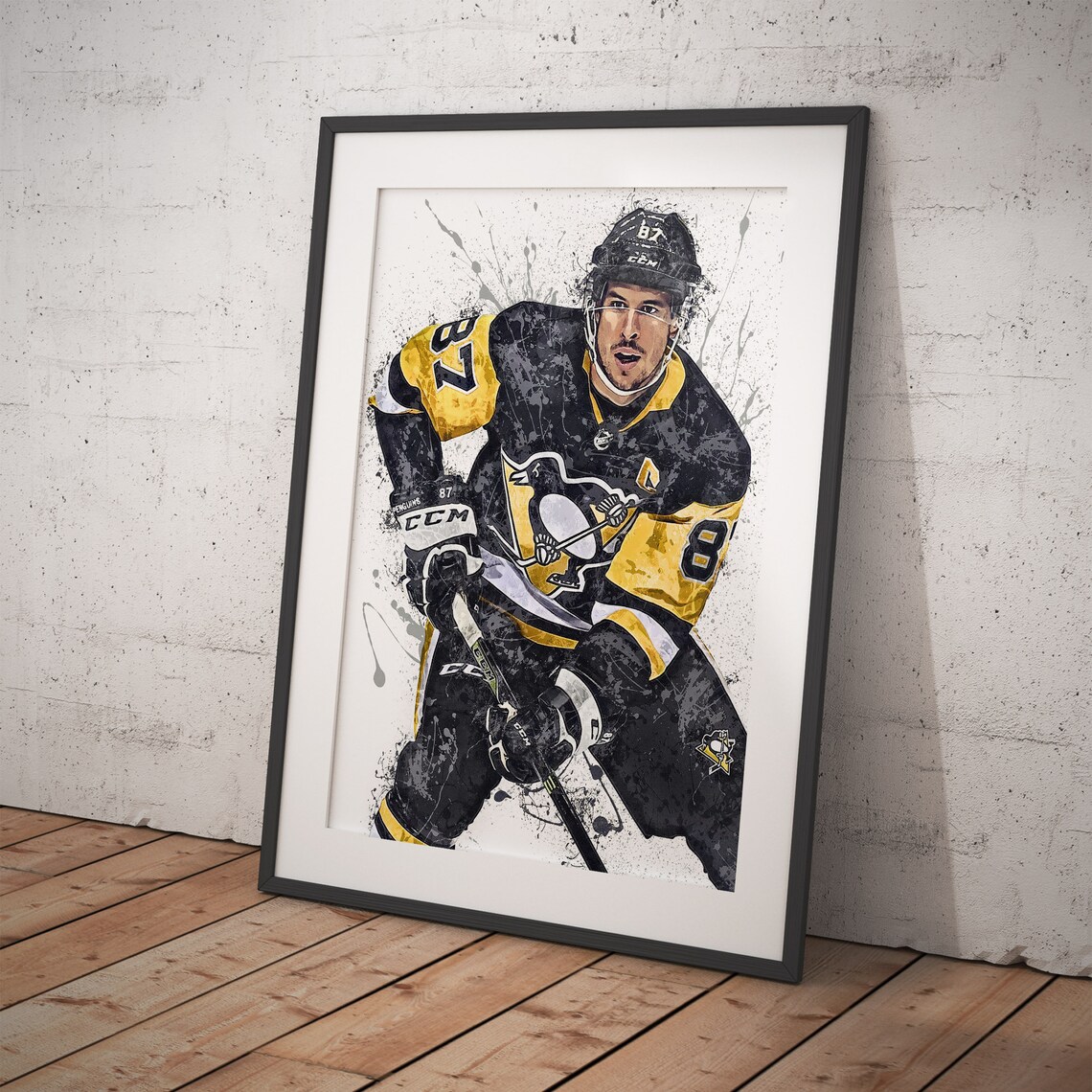 Sidney Crosby Poster Pittsburgh Penguins Wall Art Printable - Etsy