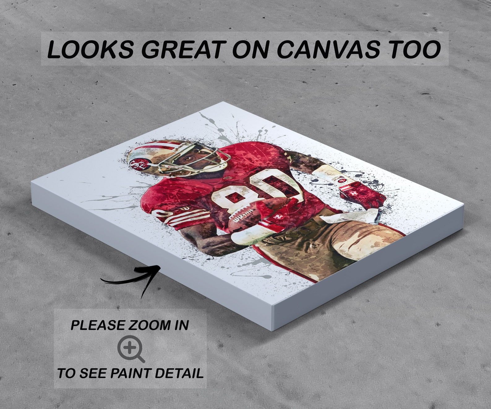 Jerry Rice Poster San Francisco 49ers Wall Art Printable - Etsy