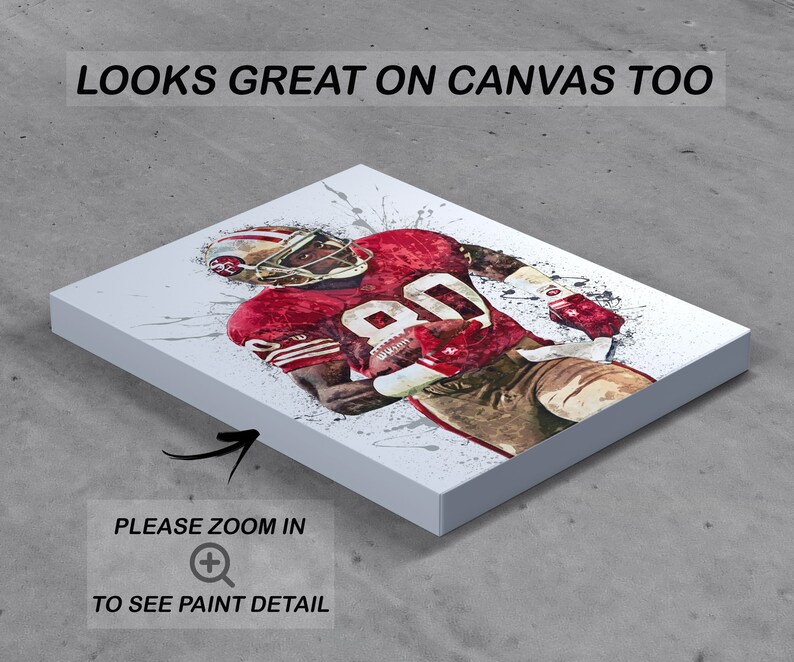 Jerry Rice Poster San Francisco 49ers Wall Art Printable - Etsy