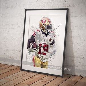 Deebo Samuel Poster, San Francisco 49ers, Canvas Wrap, Wall Art Print ...