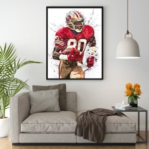 Jerry Rice Poster San Francisco 49ers Wall Art Printable - Etsy