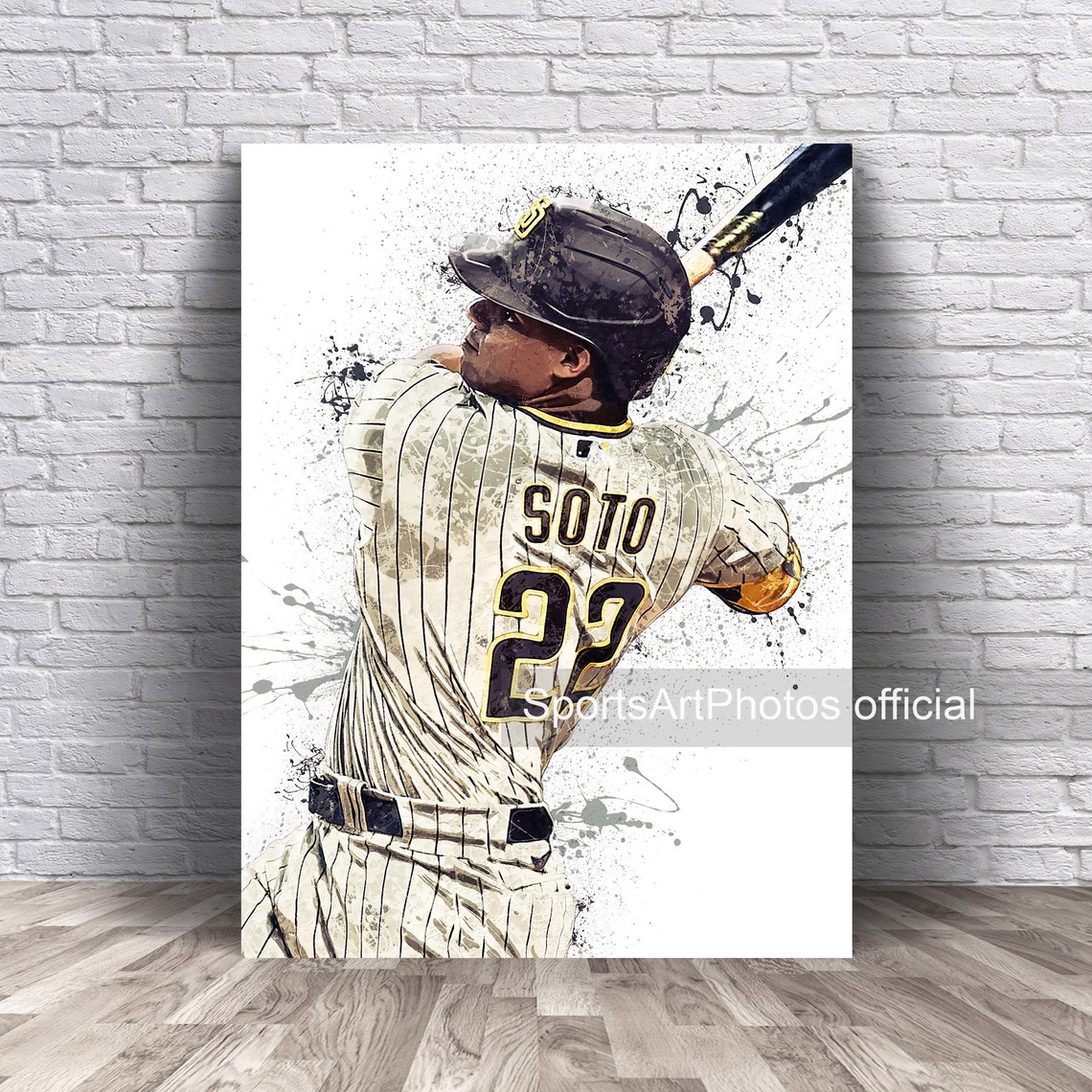 Juan Soto Poster San Diego Padres Canvas Wrap Wall Art - Etsy
