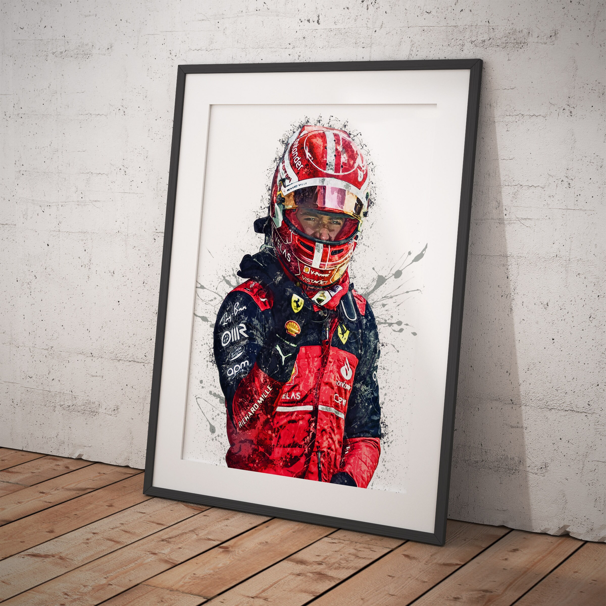 Charles Leclerc Poster Wall Art Printable Formula 1 Racing - Etsy