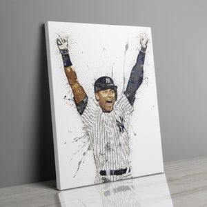 Derek Jeter Poster Wall Art Printable New York Yankees - Etsy