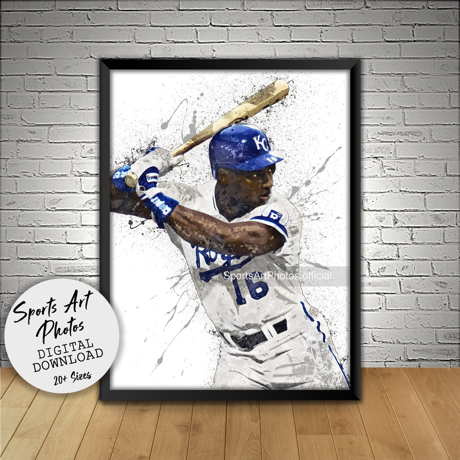 Bo Jackson Poster Kansas City Royals Wall Art Printable - Etsy