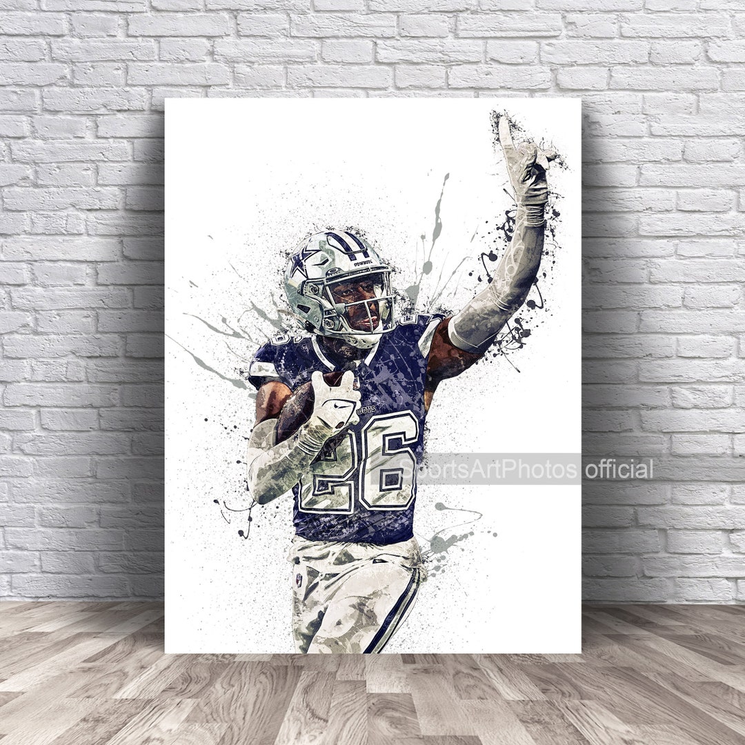 Daron Bland Poster, Dallas Cowboys, Canvas Wrap, Wall Art Print, Kids ...