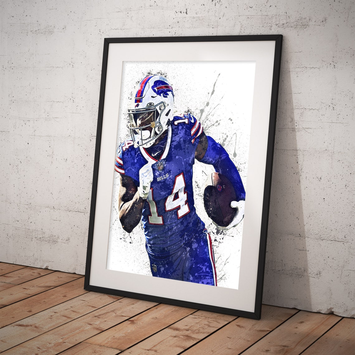 Stefon Diggs Poster Buffalo Bills Wall Art Printable Kids | Etsy