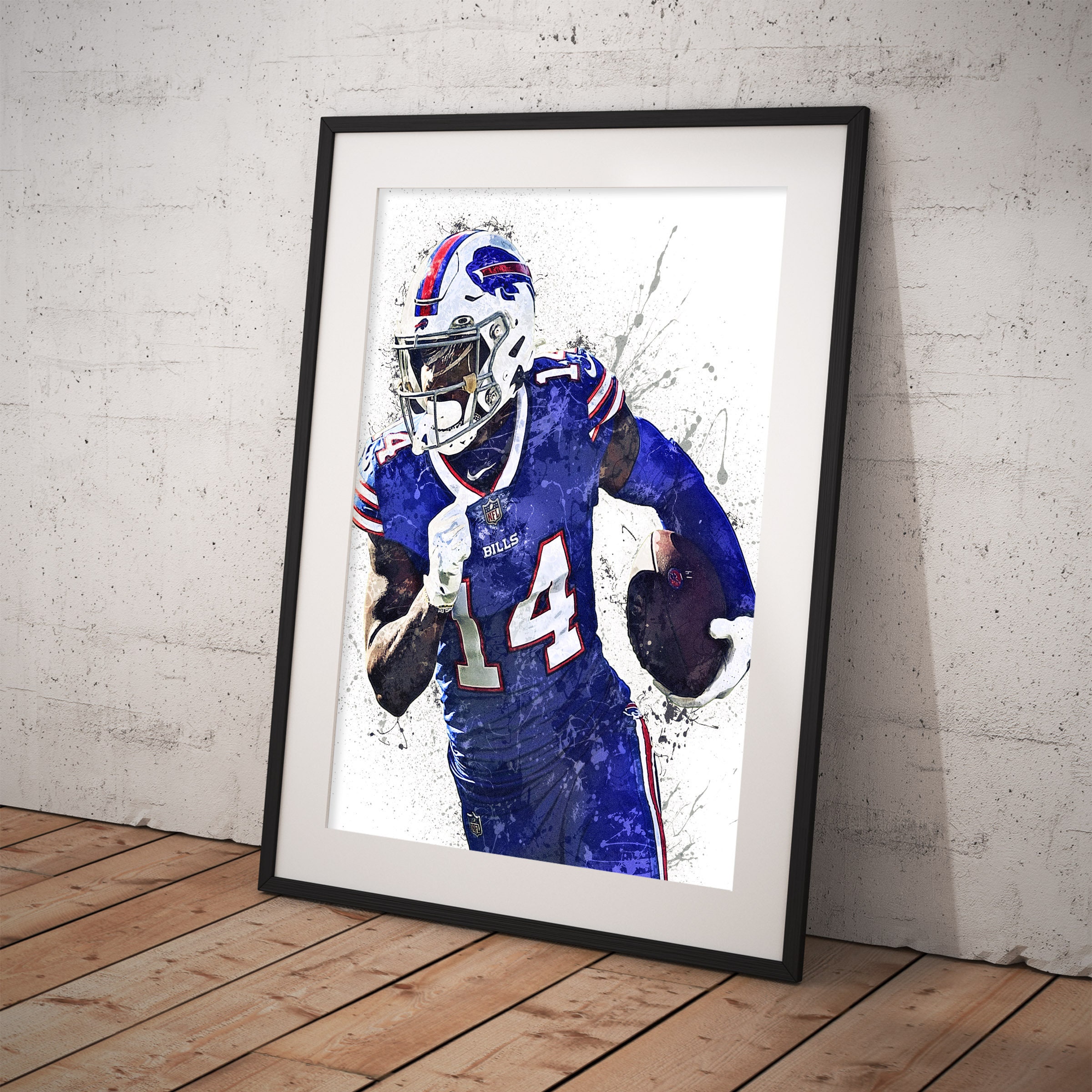 Stefon Diggs Poster Buffalo Bills Wall Art Printable Kids | Etsy