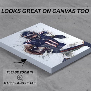 Darnell Mooney Poster Chicago Bears Wall Art Printable Man - Etsy