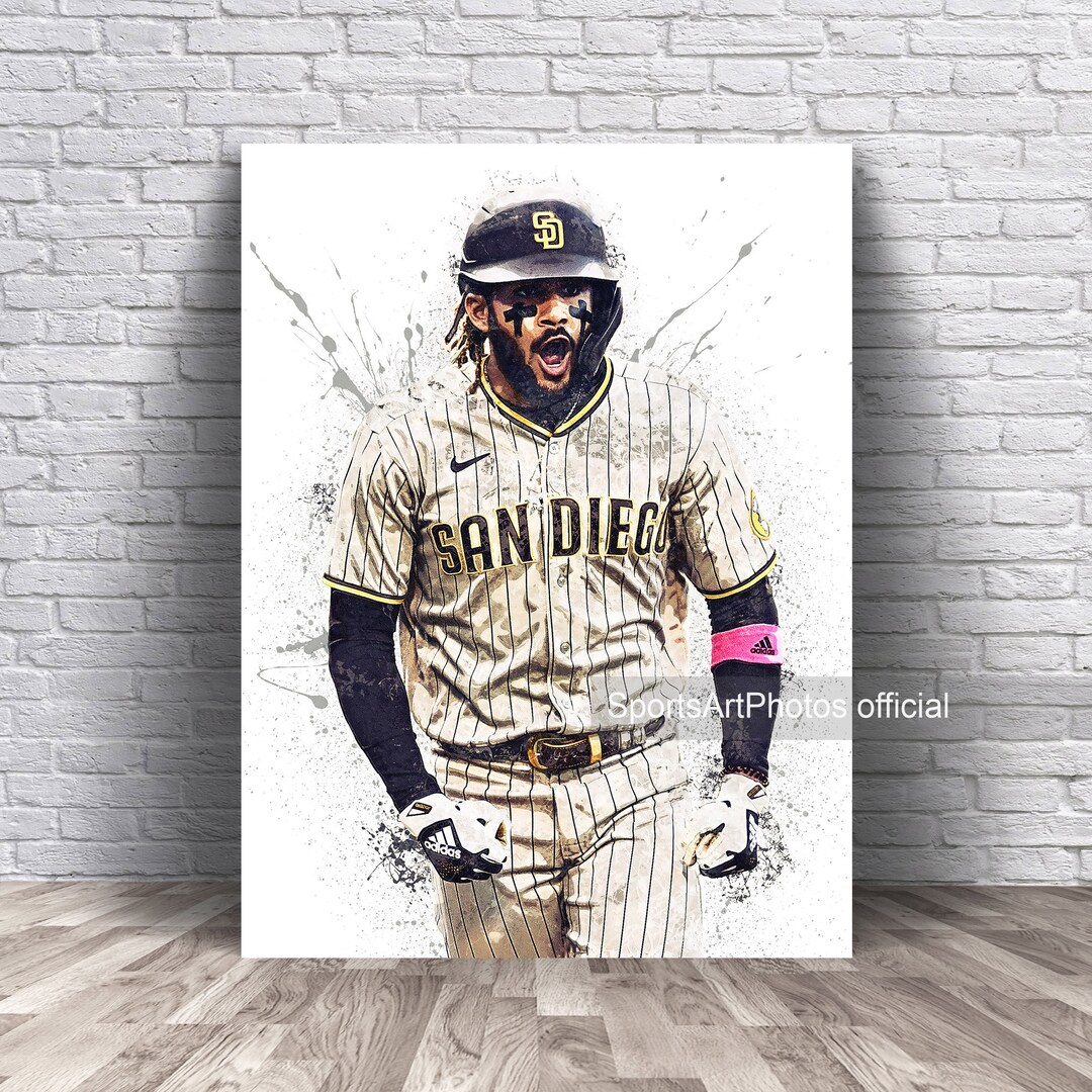 Fernando Tatis Jr Poster, San Diego Padres, Canvas Wrap, Wall Art Print ...