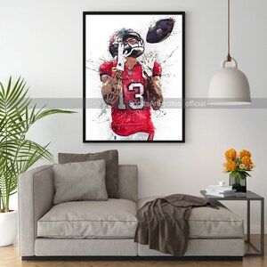 Mike Evans Poster, Tampa Bay Buccaneers, Wall Art Printable, Digital ...