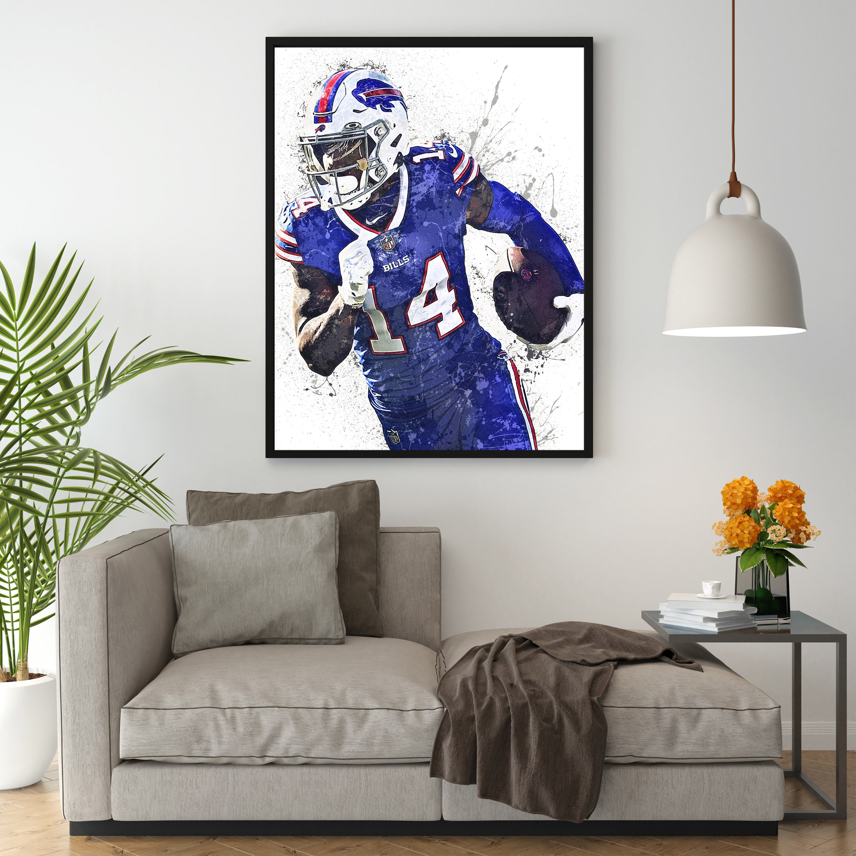 Stefon Diggs Poster Buffalo Bills Wall Art Printable Kids | Etsy