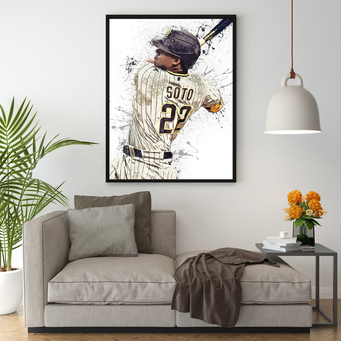 Juan Soto Poster San Diego Padres Canvas Wrap Wall Art - Etsy