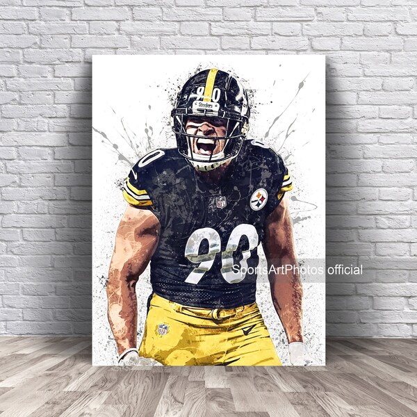 Steelers Svg Tj Watt - Etsy