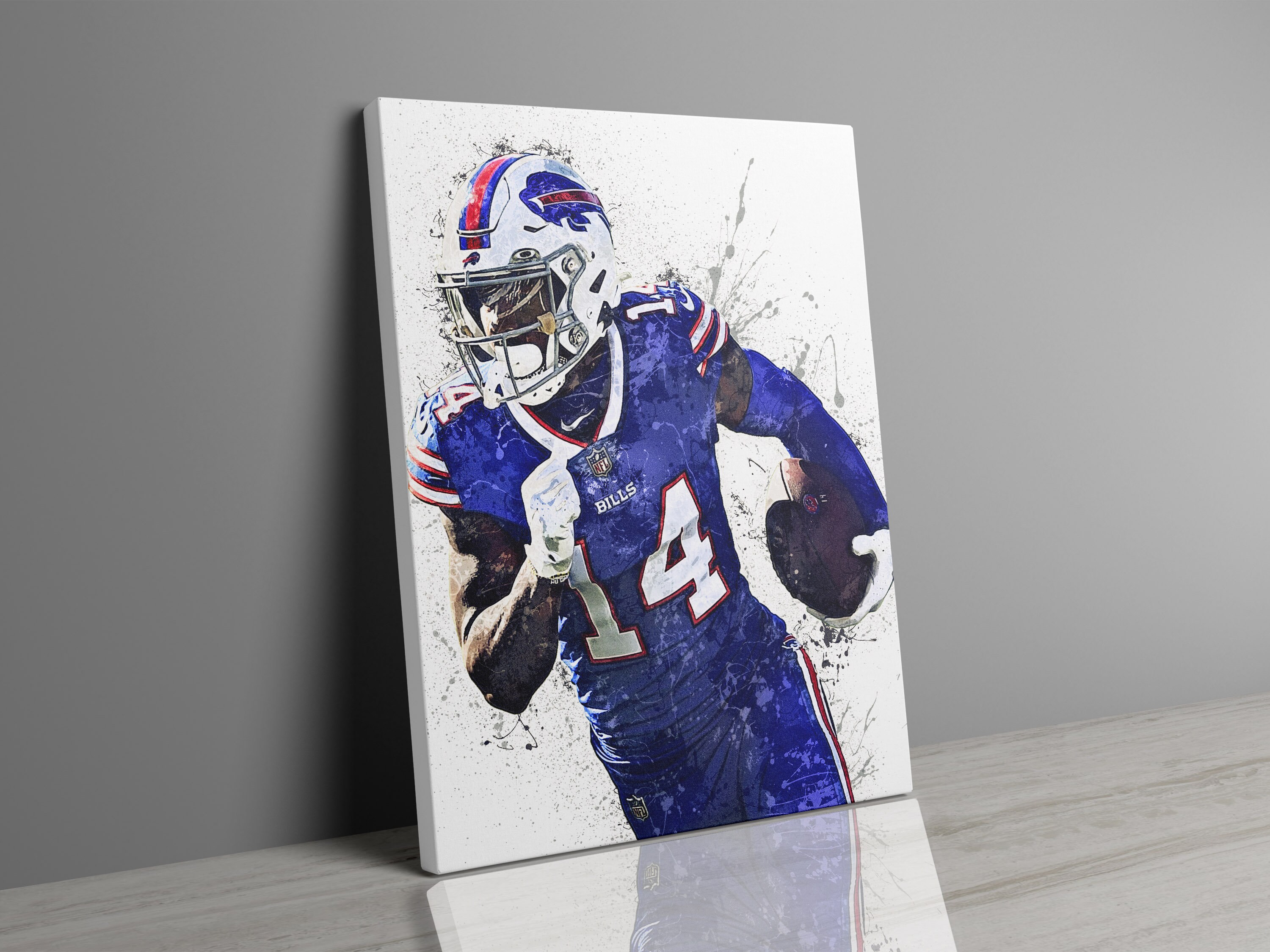 Stefon Diggs Poster Buffalo Bills Wall Art Printable Kids | Etsy