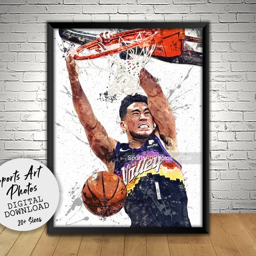 Devin Booker Inspired Poster Phoenix Suns Art Print 11x14 - Etsy