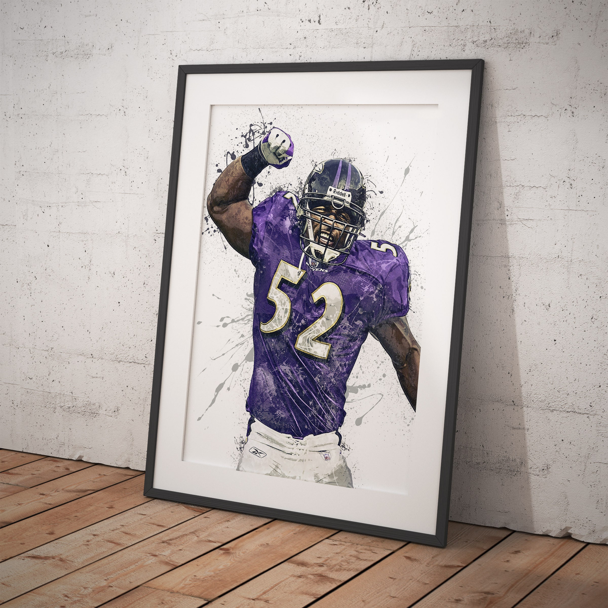 Ray Lewis Poster Baltimore Ravens Wall Art Printable Kids - Etsy