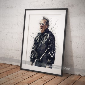 Al Davis Poster, Oakland Raiders, Canvas Wrap, Wall Art Print, Just Win ...