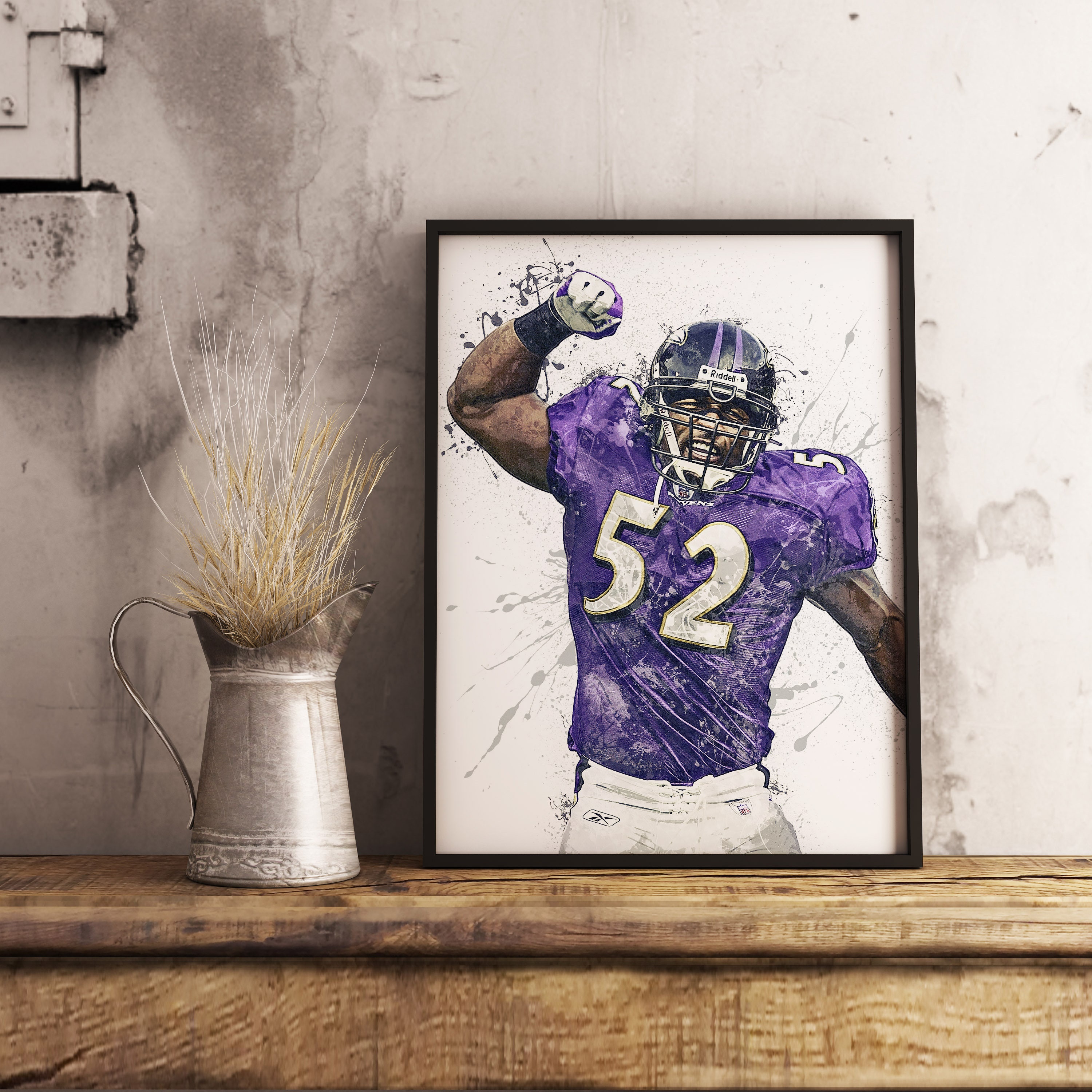 Ray Lewis Poster Baltimore Ravens Wall Art Printable Kids - Etsy