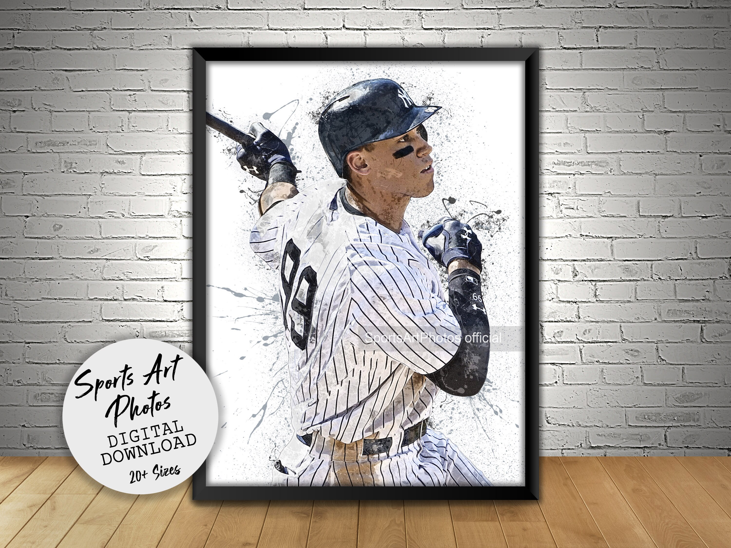 Aaron Judge Poster New York Yankees Wall Art Printable Kids - Etsy