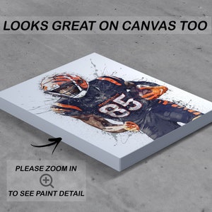 Tee Higgins Poster Cincinnati Bengals Wall Art Printable - Etsy