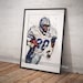 Barry Sanders Poster, Detroit Lions, Wall Art Printable, Man Cave Gift ...