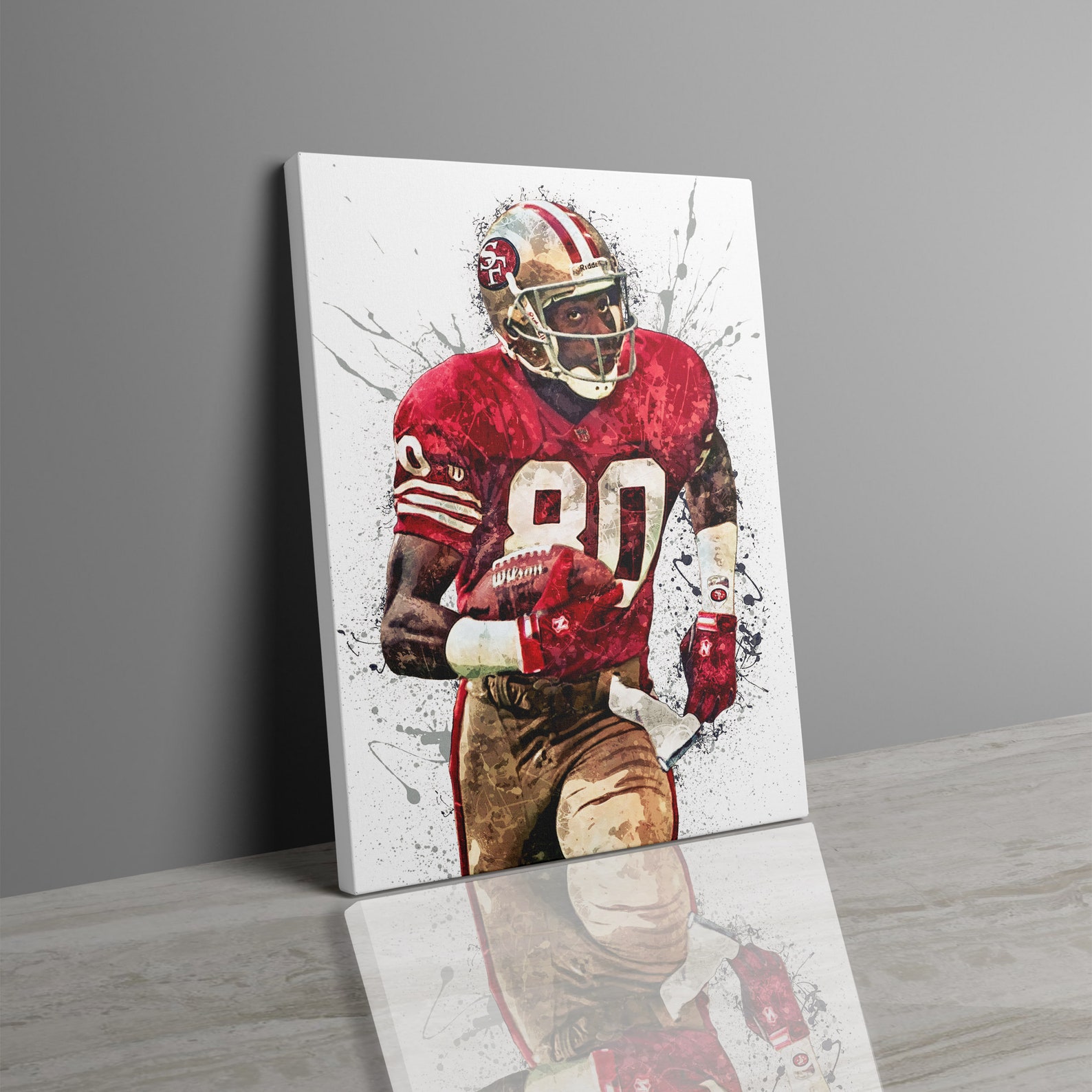 Jerry Rice Poster San Francisco 49ers Wall Art Printable - Etsy