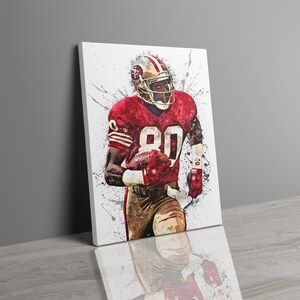 Jerry Rice Poster San Francisco 49ers Wall Art Printable - Etsy