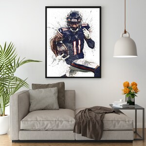 Darnell Mooney Poster Chicago Bears Wall Art Printable Man - Etsy