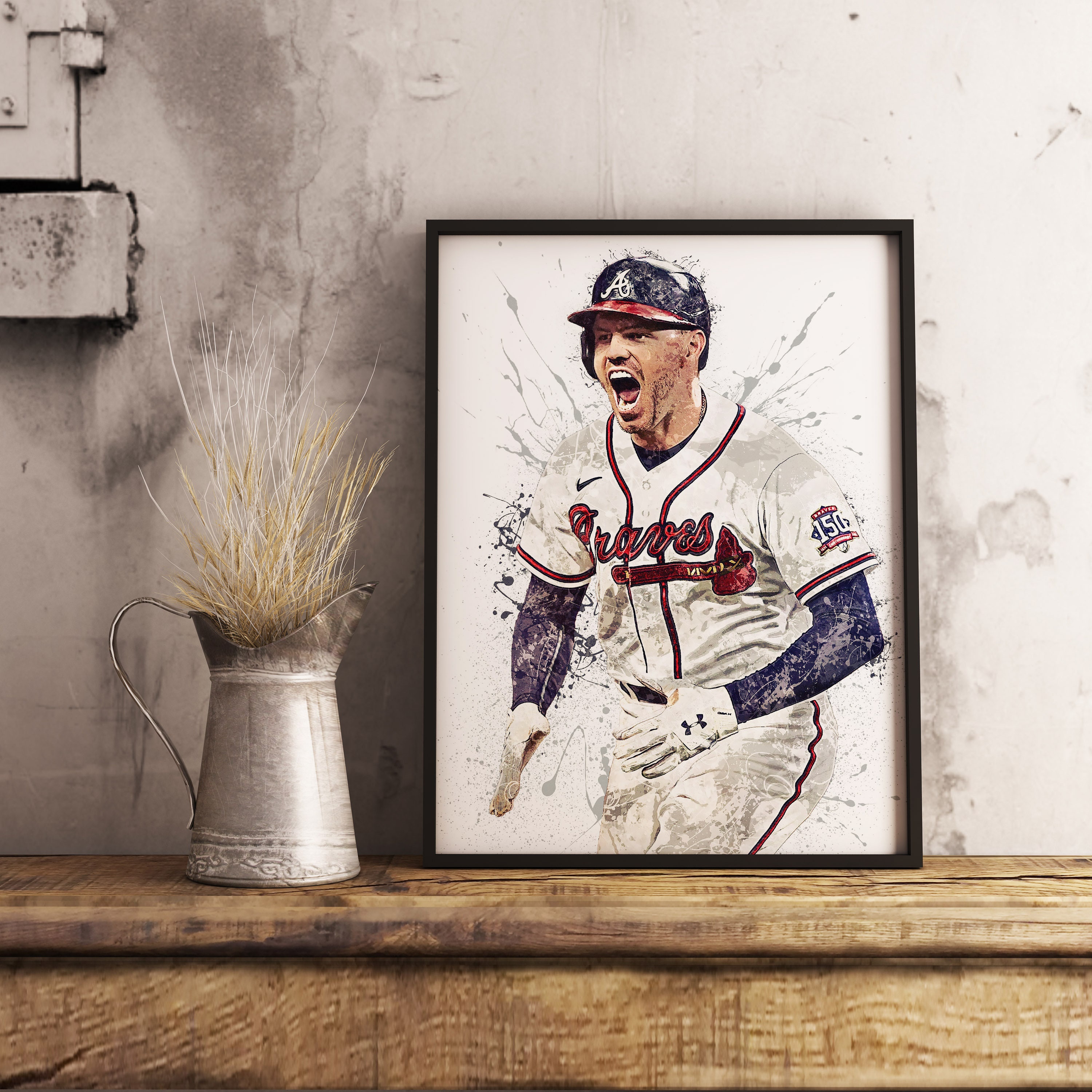 Freddie Freeman Poster Atlanta Braves Digital Download Kids - Etsy