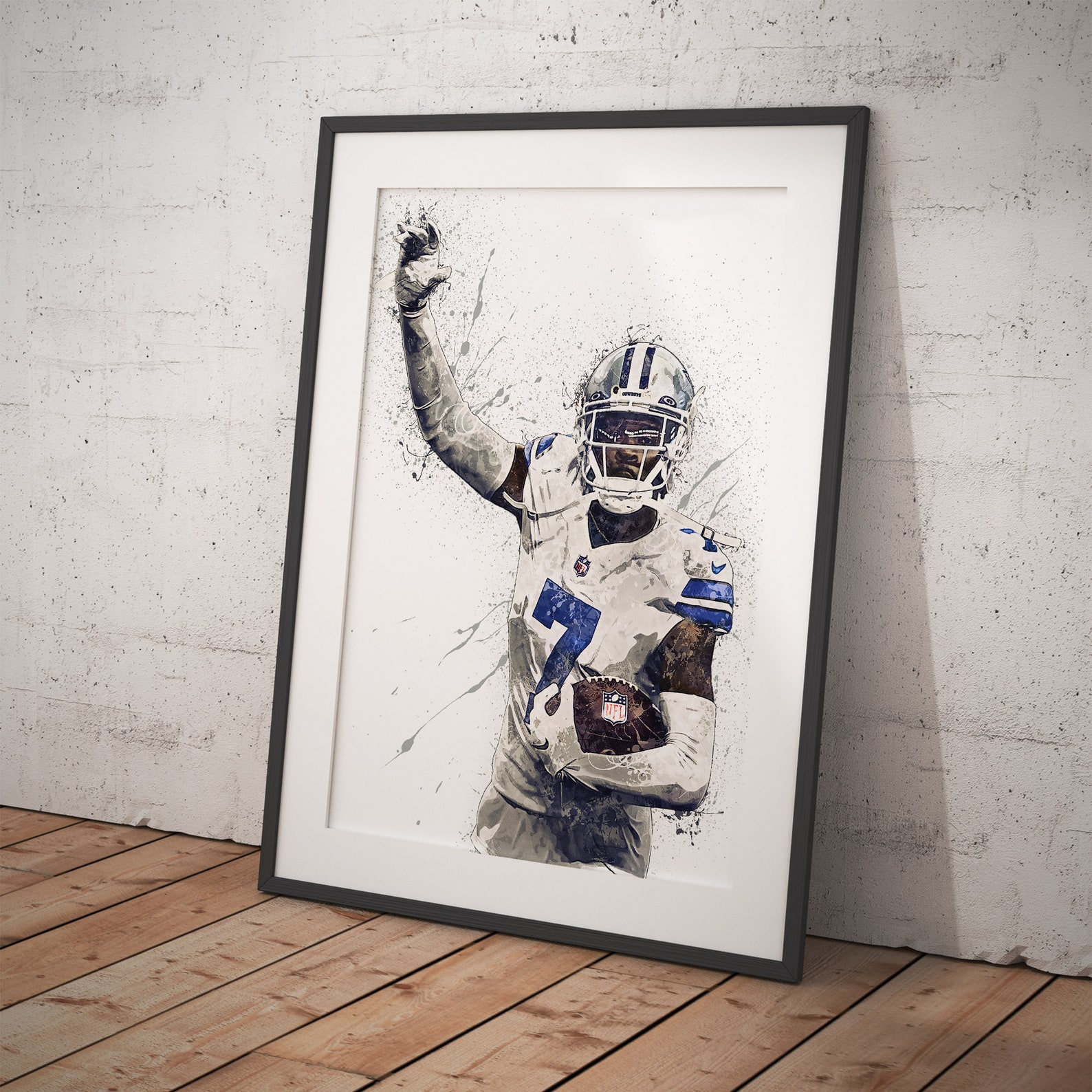 Trevon Diggs Poster Dallas Cowboys Canvas Wrap Wall Art - Etsy